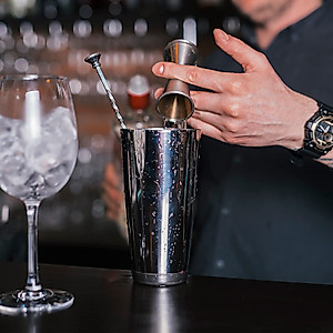Cocktail Jigger for Bartending - Japanese Double Sided Jigger with Measurements Inside, 2 oz 1 oz Stainless Steel Measuring Jigger