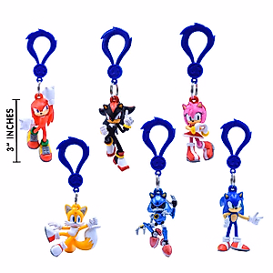 Just Toys LLC Sonic the Hedgehog Backpack Hangers (Series 3)