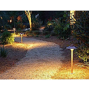 Neanete Low Voltage Landscape Replacement led Light Bulb 12v T5 T10 Wedge Base 25W Equivalent 1.5W 240lm for Garden Path Light Deck Light,Walkway Lawn Light warmwhite 3000K Pack of 6