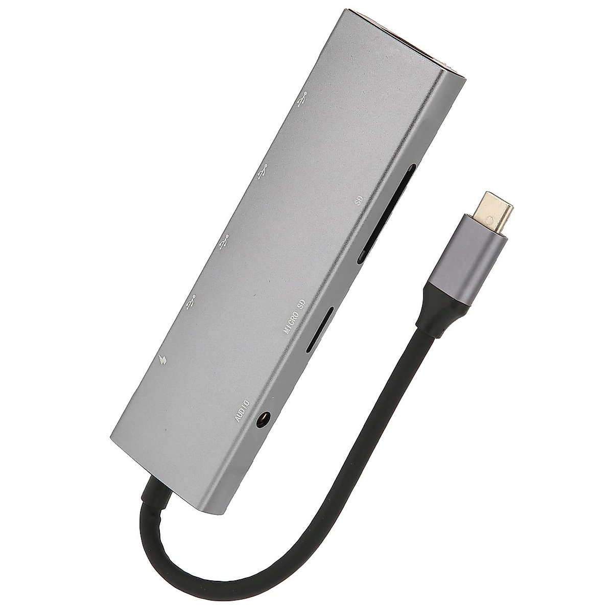 USB Charging Hub, Powerful Docking Station 5Gbps Data Transmission Read TF Card Plug and Play for Laptop for Projector for Computer