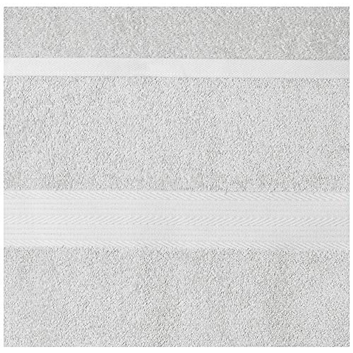 Amazon Basics Fade-Resistant Cotton Bath Towel - 4-Pack, White