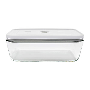 ZWILLING Fresh & Save Medium Vacuum Sealer Container, Casserole Dish with Lid, Brownie Pan, Lasagna Pan, Pizza Pan, 9.5 x 7.1 x 3.8-inch