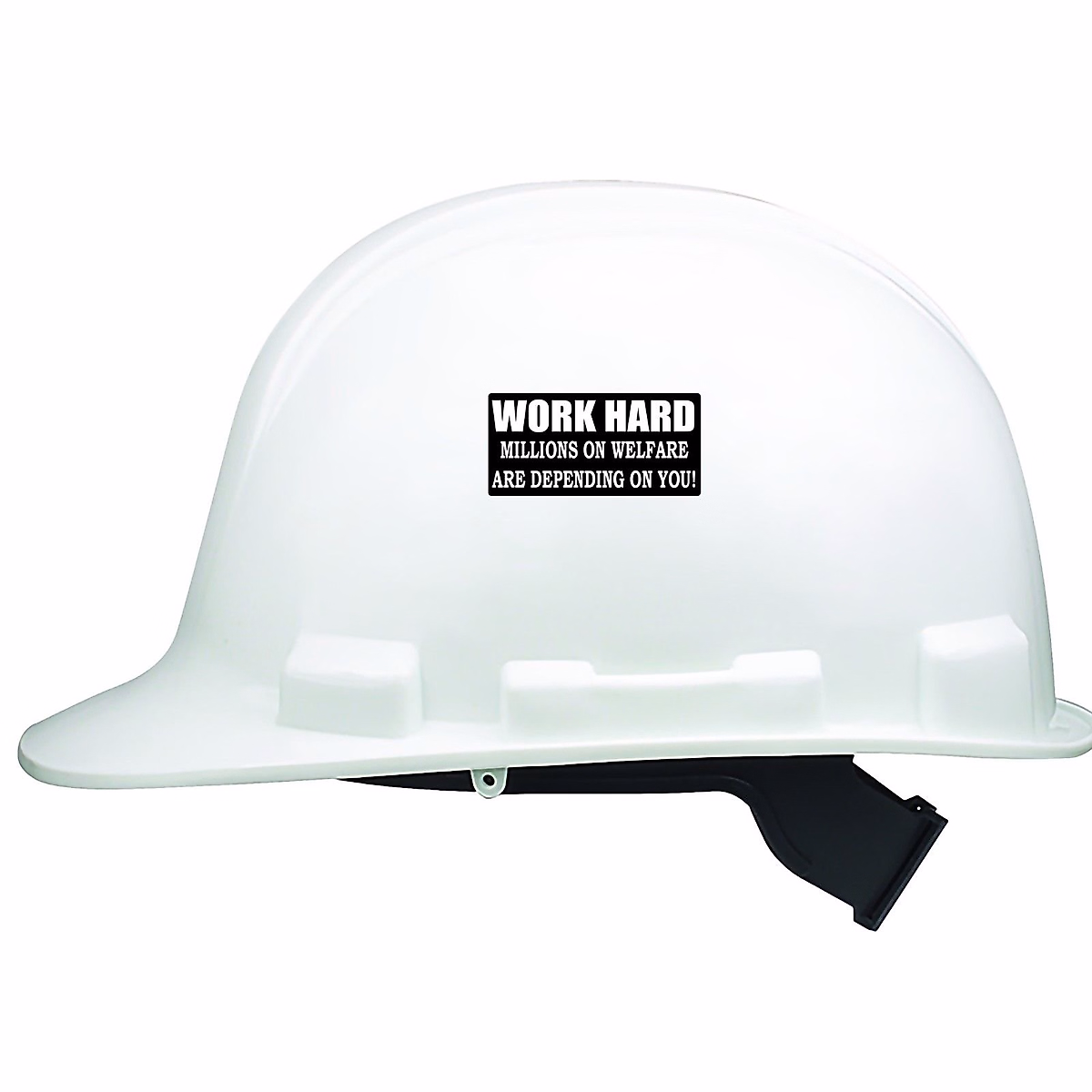 Rogue River Tactical 3 Pack Funny Hard Hat Sticker Work Millions on Welfare Depend You Biker Helmet Decals Toolbox 1"x 2"