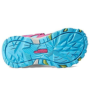 Merrell Trail Quest Hiking Shoe, Berry/Lime/Turquoise, 2 US Unisex Big Kid