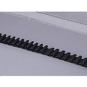 Shulaner 200 Slots Colored Pencil Case Organizer with Zipper PU Leather Large Capacity Pen Holder Bag (Purple)