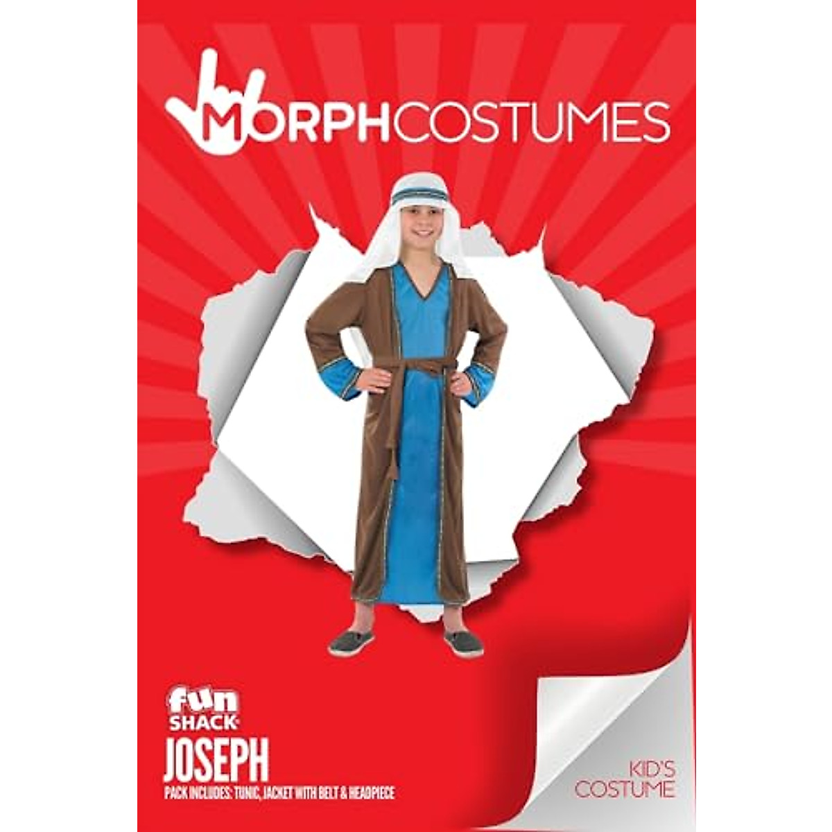 fun shack Kids Joseph Costume Kids, Boys Joseph Costume For Boys, St Joseph Costume for Kids, Saint Joseph Costume Kids, Small