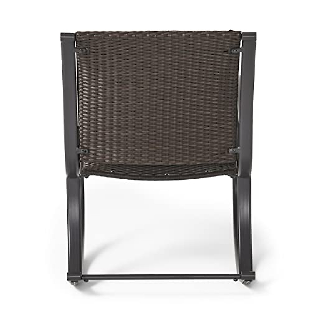 Christopher Knight Home Gracie'S KD Rocking Chair, Dark Brown Ridged