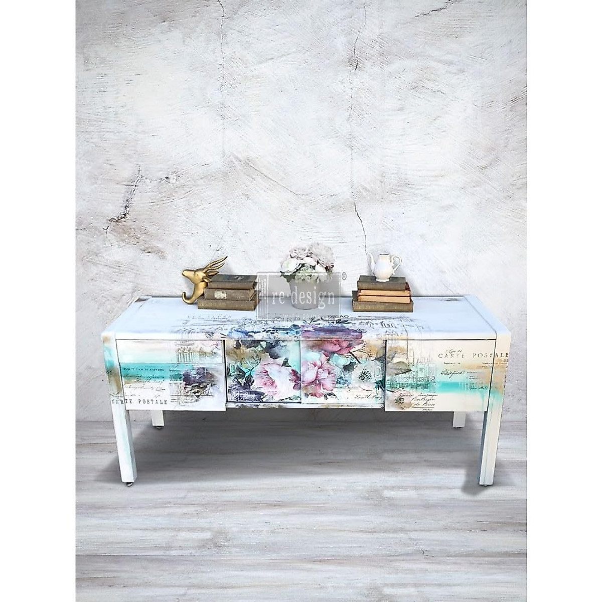 Redesign DÉCOR TRANSFERS® – Imperial Garden Size 44"x30", Cut INTO 6 Sheets 655350635534 Rub on Transfer for Wall or Furniture Decoration