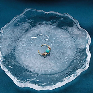 Zeshimb Turquoise Nose Rings Hoop Surgical Steel Septum Nostril Hoop Gold Turquoise Captive Bead Nose Ring Helix Cartilage Nose Ring Earrings Body Piercing Jewelry