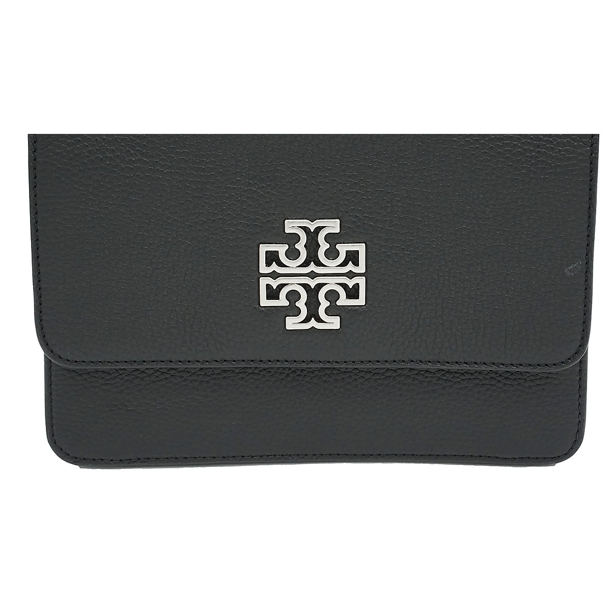 Tory Burch 73505 Black/Stainless Steel Hardware Britten Small Women's Adjustable Shoulder Bag