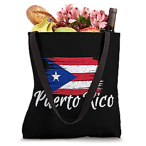 Puerto Rico National Flag Island San Juan Boricua Black Tote Bag