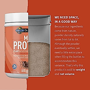 Garden of Life Norwegian Salmon & Chocolate Plant Based Protein with Pea & Fava Plus Immune Support with Probiotics for Digestion & Immunity – Dr Formulated MD – Non GMO, Carbon Neutral, 14 Servings