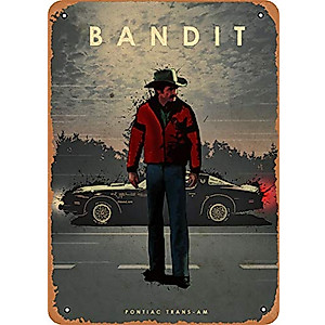Wanfst Vintage Look Metal Sign - Car Legends Trans AM 7.5Liter. The Bandit was able to Run The 1/4 m - 8 x 12 Tin Sign