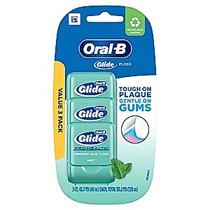 Oral-B Glide Pro-Health Comfort Plus Dental Floss, Mint