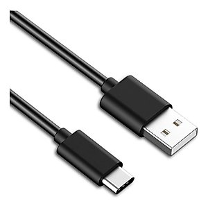 ienza USB-C Type C Charge Cable Cord Wire for Xbox Series X Core and PlayStation 5 PS5 DualSense Controllers (Black)
