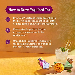 Yogi Tea - Purely Peppermint Tea (6 Pack) - Supports Healthy Digestion - Caffeine Free - 96 Organic Herbal Tea Bags