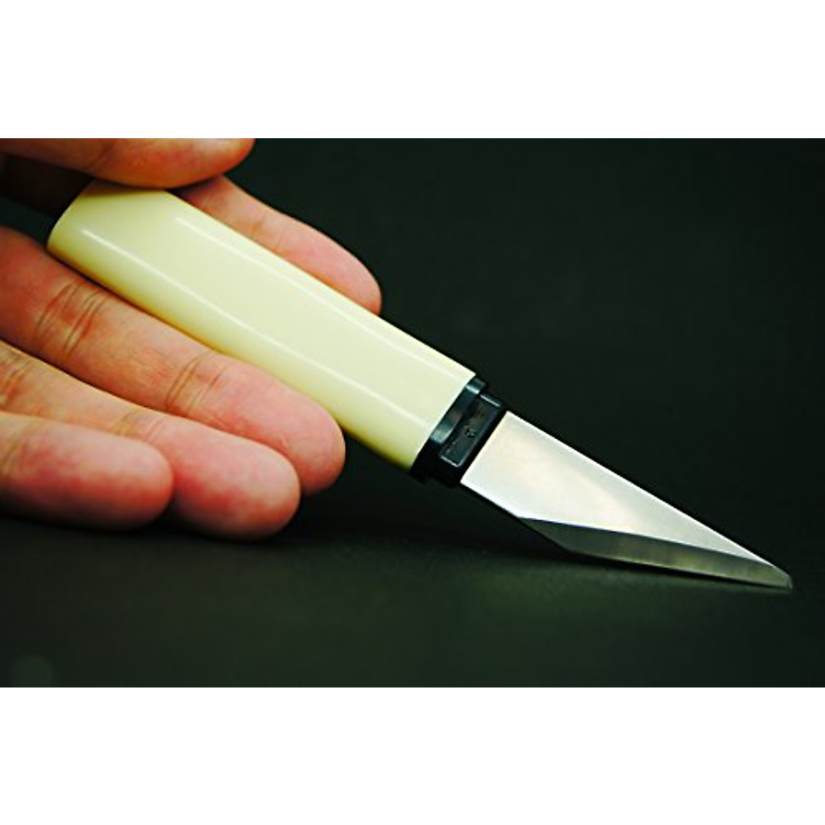 Kiridashi Craft Pocket Knife Japanese Steel Blade Plastic Handle with Sheath