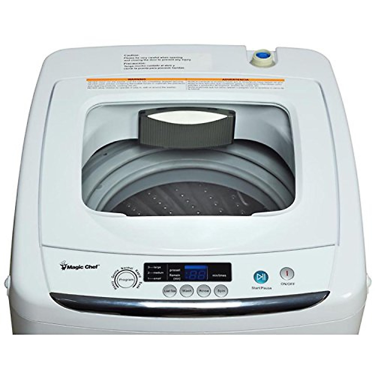 Magic Chef White MCSTCW09W1 0.9 cu. ft. Compact Washer