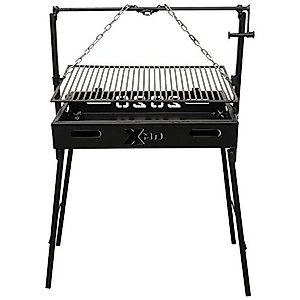 Portable Charcoal Grill, Steel Rods Style