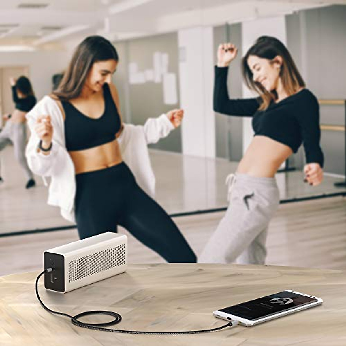 Aux Cord – 8ft– 3.5mm Audio Cable, Designed in Germany with Break-Proof Metal Plug (Headphone Cable & aux Cable for iPhone/car/Laptop, Auxiliary Cord, 3.5mm Male to Male, Nylon) – by CableDirect