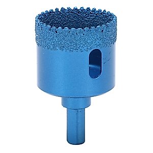 Drill Bit, Wear Ressitant Blue Fast Drilling Speed Diamond Hole Saw Bit for Ceramics