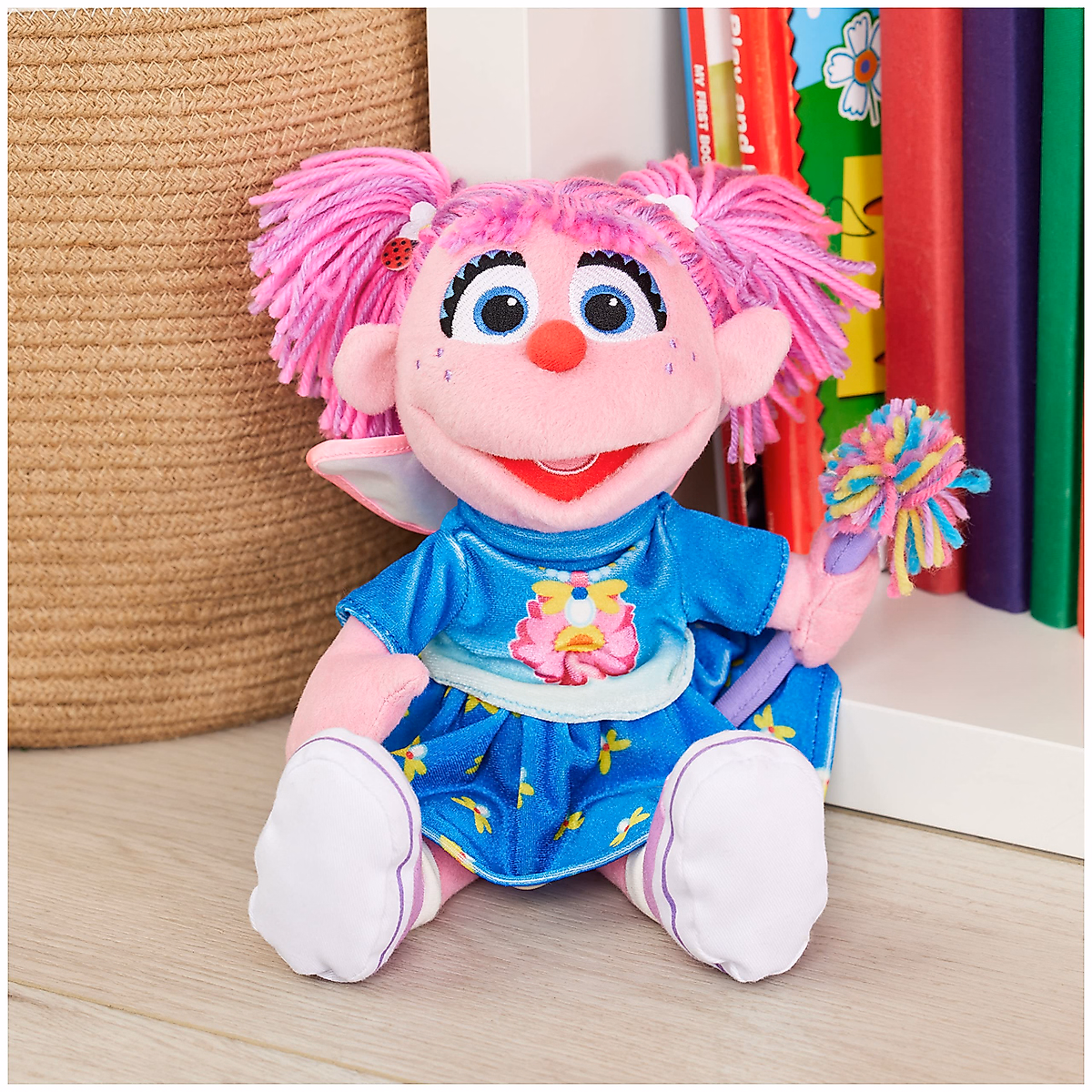 GUND Sesame Street Official Abby Cadabby Muppet Plush, Premium Plush Toy for Ages 1 & Up, Pink/Blue, 11”