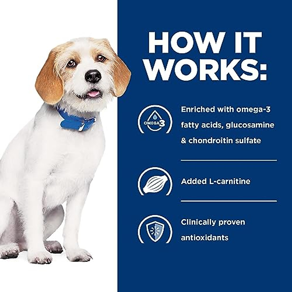 Hill's Prescription Diet j/d Joint Care Small Bites Chicken Flavor Dry Dog Food, Veterinary Diet, 8.5 lb. Bag