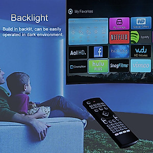 BIFANS MX3 Air Remote Mouse,2.4G Multifunctional Backlit Remote Control, Mini Wireless Keyboard & Infrared Remote Control Learning for Android TV Box,HTPC,IPTV,PC, MAC,PS3,Pad,Xbox