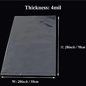 5 Gallon Food Grade Bucket Liner Bags for Marinating and Brining, Extra Heavy Duty Leak Proof Multifunctional Storage and Organization Bags, 20PCS