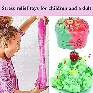 12Pack Cloud Slime Supplies Stress Relief Toy Scented DIY Putty Sludge Toy Gifts for Girls and Boys