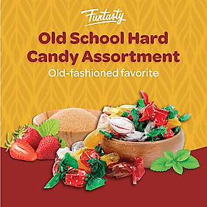 Funtasty Old-School Hard Candy Assortment, Traditional Treats, Bulk Pack 2 Pounds