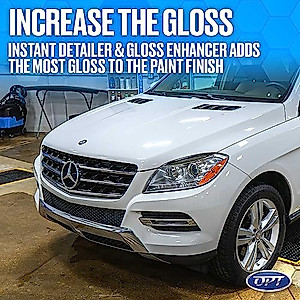 Optimum Instant Detailer and Gloss Enhancer - 17 Oz., Quick Detailer Spray for Superior Car Shine, Detail Spray Safe for Cars, Trucks, Motorcycles, RV's and More