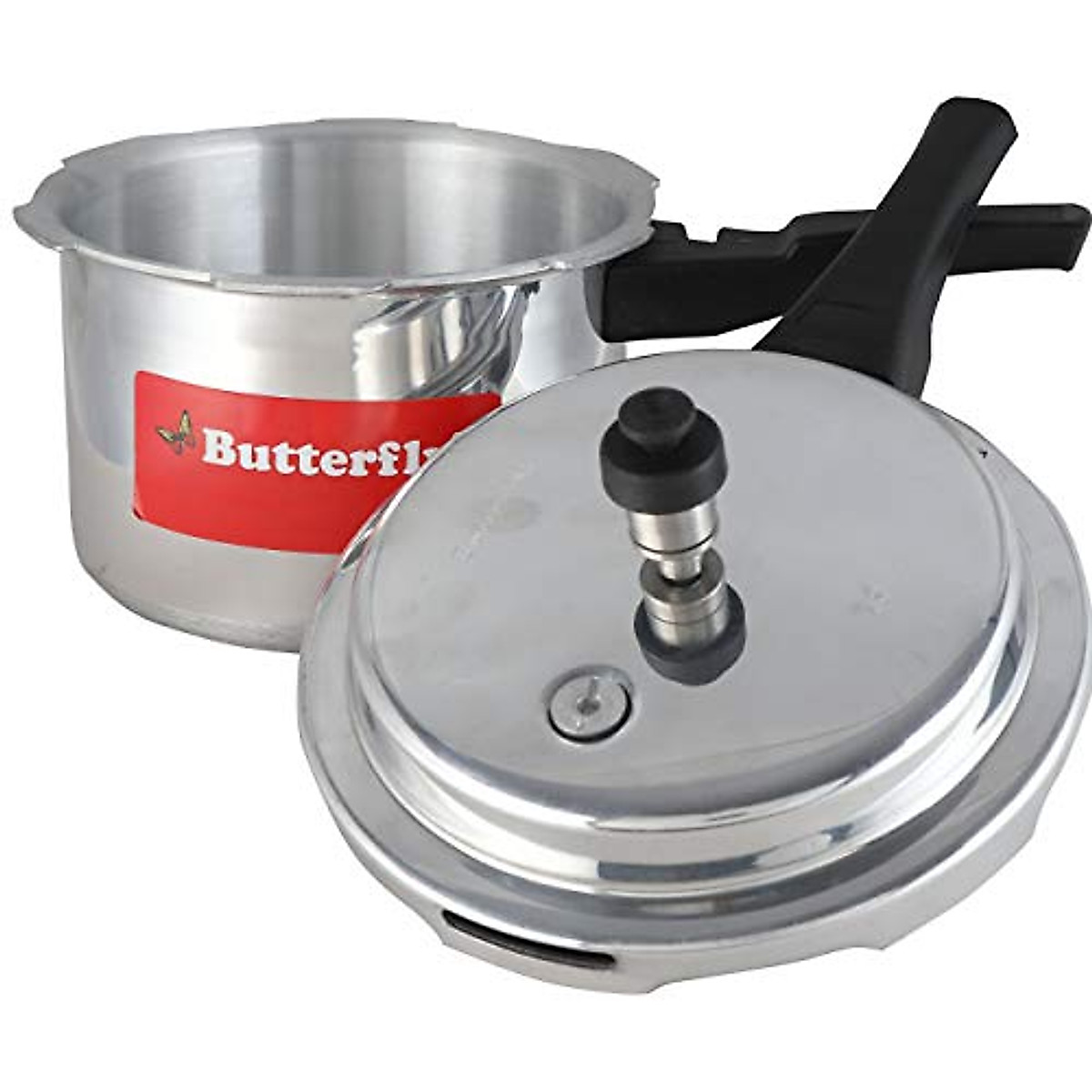 Butterfly Cordial Induction Base Aluminium Pressure Cooker, 3 litres, Silver
