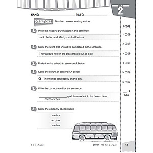 Shell Education 180 Days of Language for Fourth Grade (180 Days of Practice)