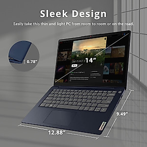 Lenovo IdeaPad 3i 14" FHD Business Laptop, Intel 12th Gen i5-1235U, 16GB RAM, 1TB PCIe SSD, Backlit Keyboard, Intel Iris Xe Graphics, 720P webcamI, Abyss Blue, Win 11, 32GB Hotface USB Card