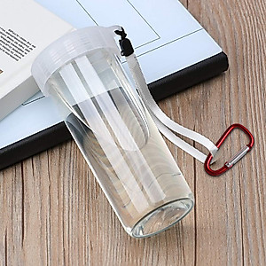 UPINS 100Pcs Aluminum Locking Carabiner Spring Clips Hook Keychain D Shape Buckle Pack