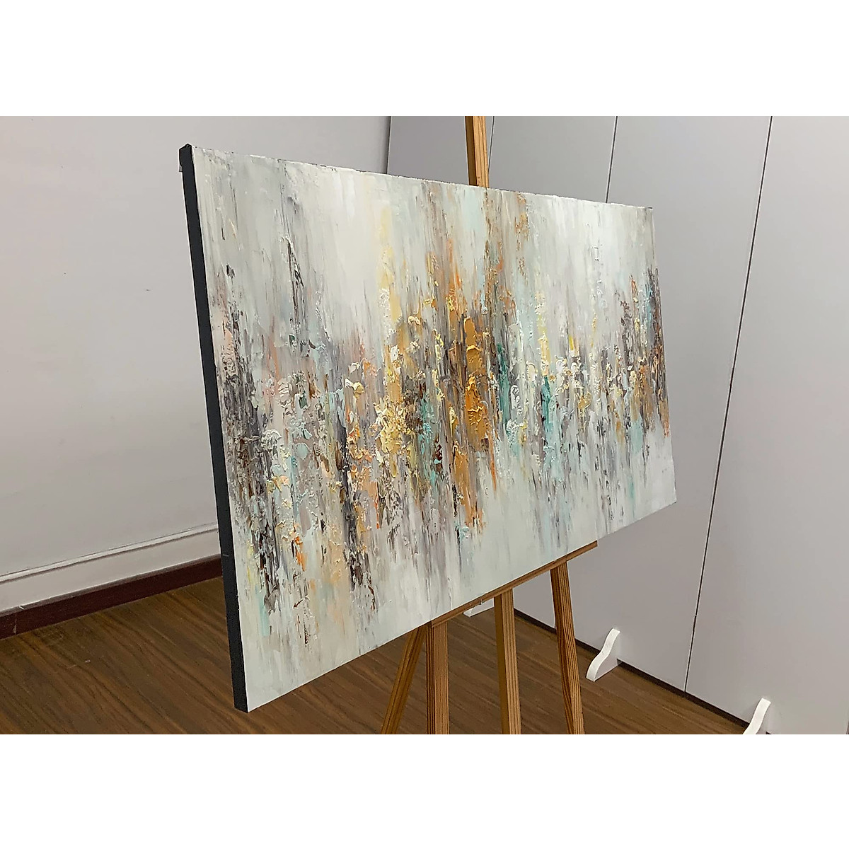 V-inspire Art,24x48 inch Oil Painting, Modern Home Canvas Painting Decoration, Abstract Mural Painting