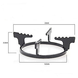 Non-Slip Stove Stand - Moka & Coffee Pot Holder - Gas Range & Oven Burner Grate - Milk Pot Holder for Gas Hob