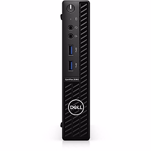 Dell Optiplex 3080 Micro Tower Desktop | Core i5-10500T - 256GB SSD Hard Drive - 8GB RAM | 6 cores @ 3.8 GHz Win 11 Pro Black (Renewed)