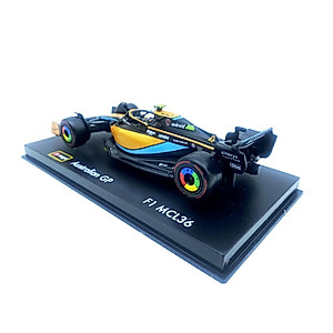 HTLNUZD Bburago 1:43 2022 F1MCL36#4 Lando Norris F1 Racing 1/43 MCL36#4 Formula One Alloy Luxury Die Cast Collection Vehicles Model Gift