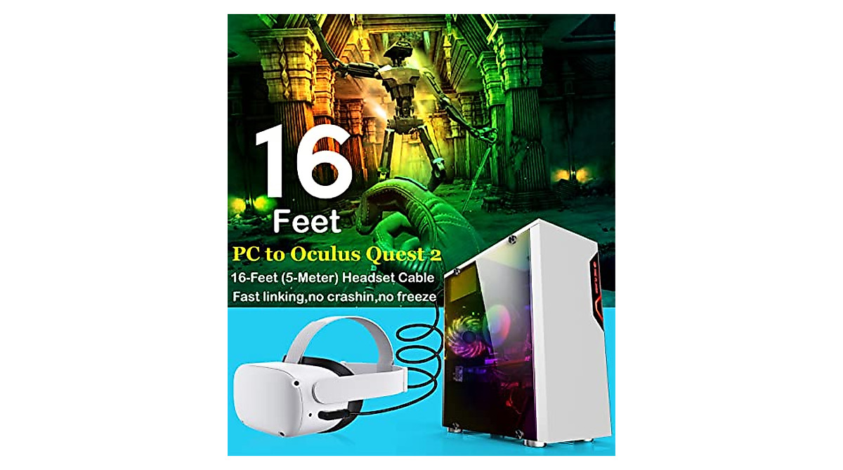 Quest2 Link Cable - High Speed Data Transfer & Charging