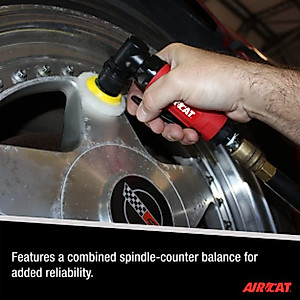 AIRCAT Pneumatic Tools 6320: Spot Sander and Polisher with Internal 1/8-Inch Orbital Head 13,000 RPM