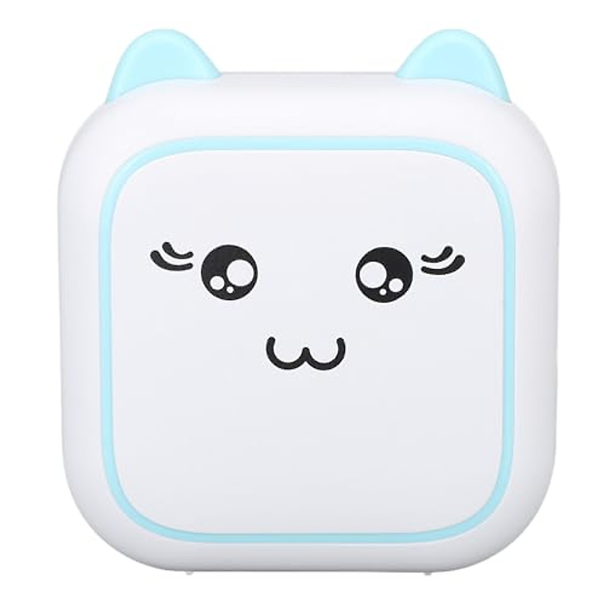 KIMISS Mini Pocket Printer Portable Thermal Printer with Printing Paper for Photos, Journals and Learning Materials | High-Efficiency Study Aid | Portable Office (Blue)