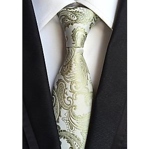 Men Tender Green Texture Ties Stylish HANDMADE Luxury Formal Suit Selt Neckties