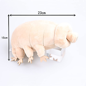 Marble Empire Tardigrade Plush Waterbear Stuffed Animal Water Bear Sea Creature Plush Toy, 9"