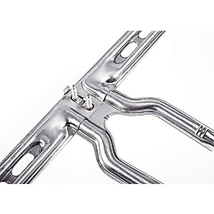 Zljoint Stainless Steel Burner Assembly (1-pack) for Select Coleman 2000, 3000, Grill Master BG4622YPB, BG6522RPB, SG5522RP, Sunbeam BG4622YPB-S, FG7622RPB-S, .. (21 1/2" x 8" )