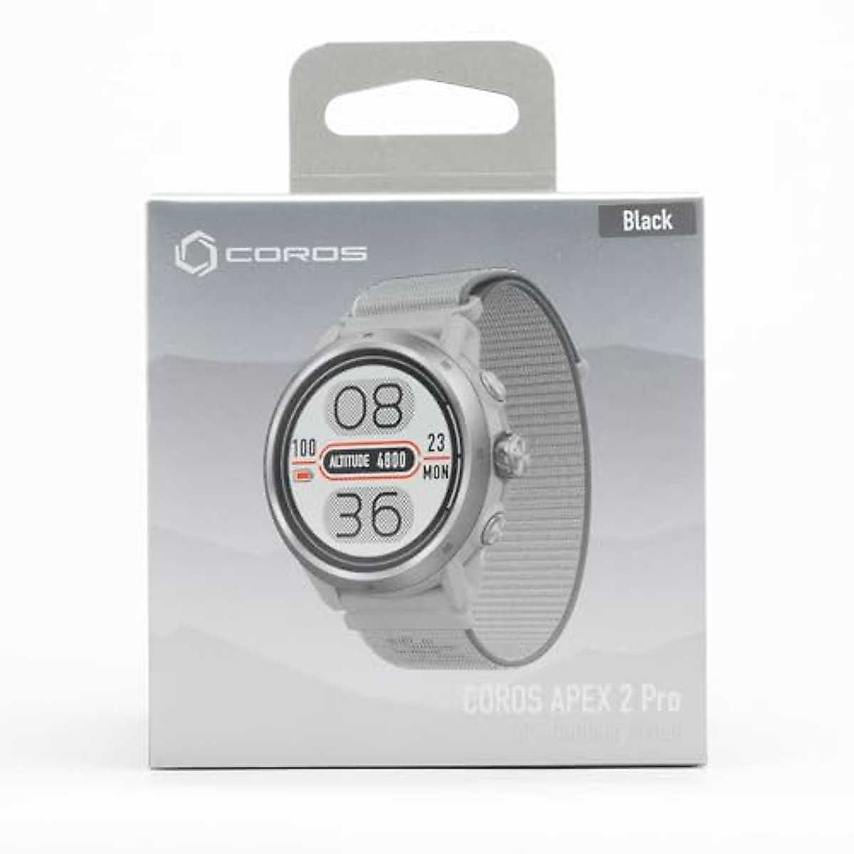 COROS APEX 2 Pro Outdoor GPS Watch, 1.3" Sapphire Titanium, 24-Day Battery Life, Dual-Freq GPS, On-Wrist Navigation, Offline Maps, Heart Rate Monitor, Track Sleep, Running, Biking, Climbing-Black