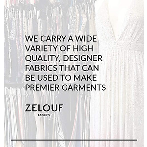 ZELOUF FABRICS Black Nylon Mesh | Fabric by The Yard | DIY, Sewing, See Through, Lightweight, Wedding, Bridal, Dress, Dance, Costume, Crafts (Black, 1 Yard)