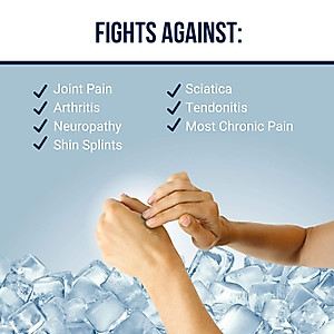Dr Pat's Ultra Freeze Pain Relief Cream (9oz) - Muscle Rub Gel for Arthritis, Neuropathy, Foot & Joint - Cooling Sports Massage for Back, Shoulder & Knee - Menthol Analgesic for Neck & Body