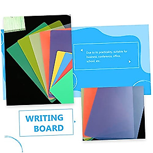 STOBOK 15pcs A4 Writing Pad Clear Desk Pad Computer Desk Accessories Office Desk Accessories Desk Pad Clear Blotter Tabletop Accessories Writing Pad Plastic Board Exam Board